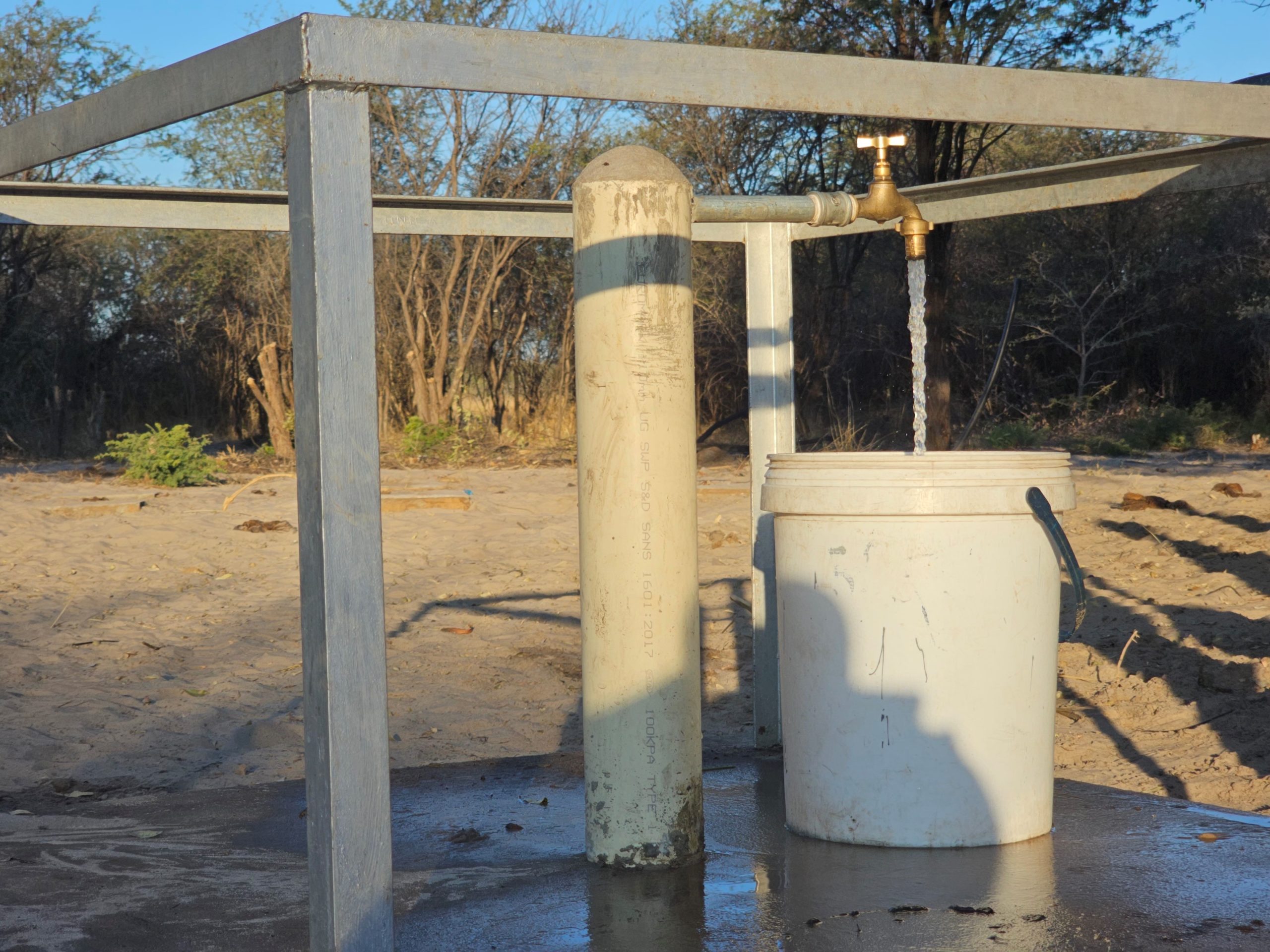Installing a solar-powered borehole for communities in the Zambezi ...